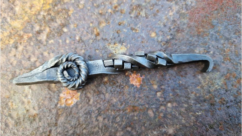 Décapsuleur artisanal tête de bélier forgé