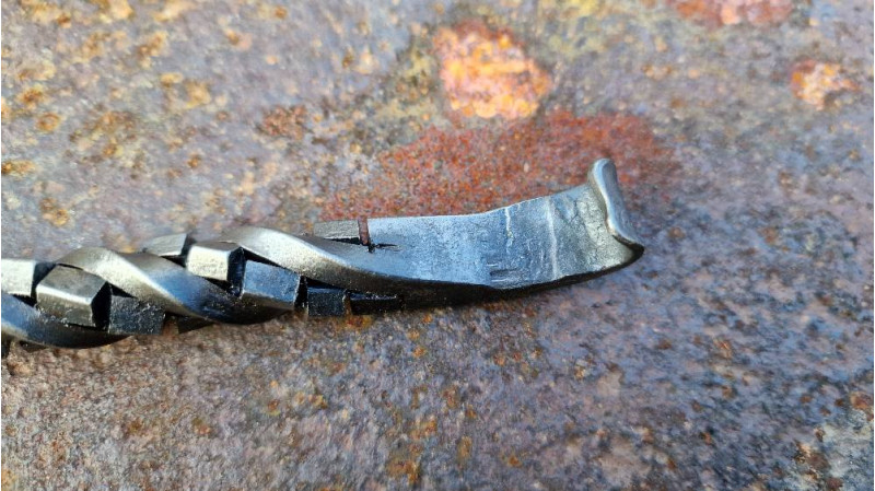 Décapsuleur à tête de taureau forgé aux cornes torsadées